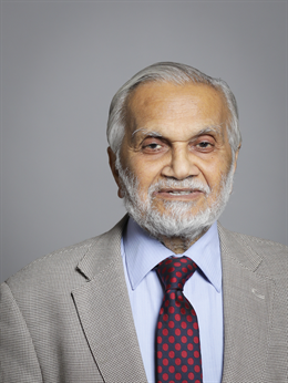 Official portrait for Lord Parekh - MPs and Lords - UK Parliament