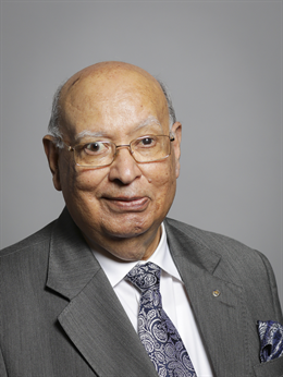 Official portrait for Lord Loomba - MPs and Lords - UK Parliament