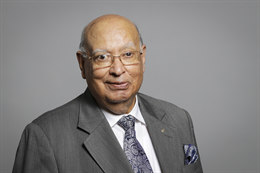 Official portrait for Lord Loomba - MPs and Lords - UK Parliament